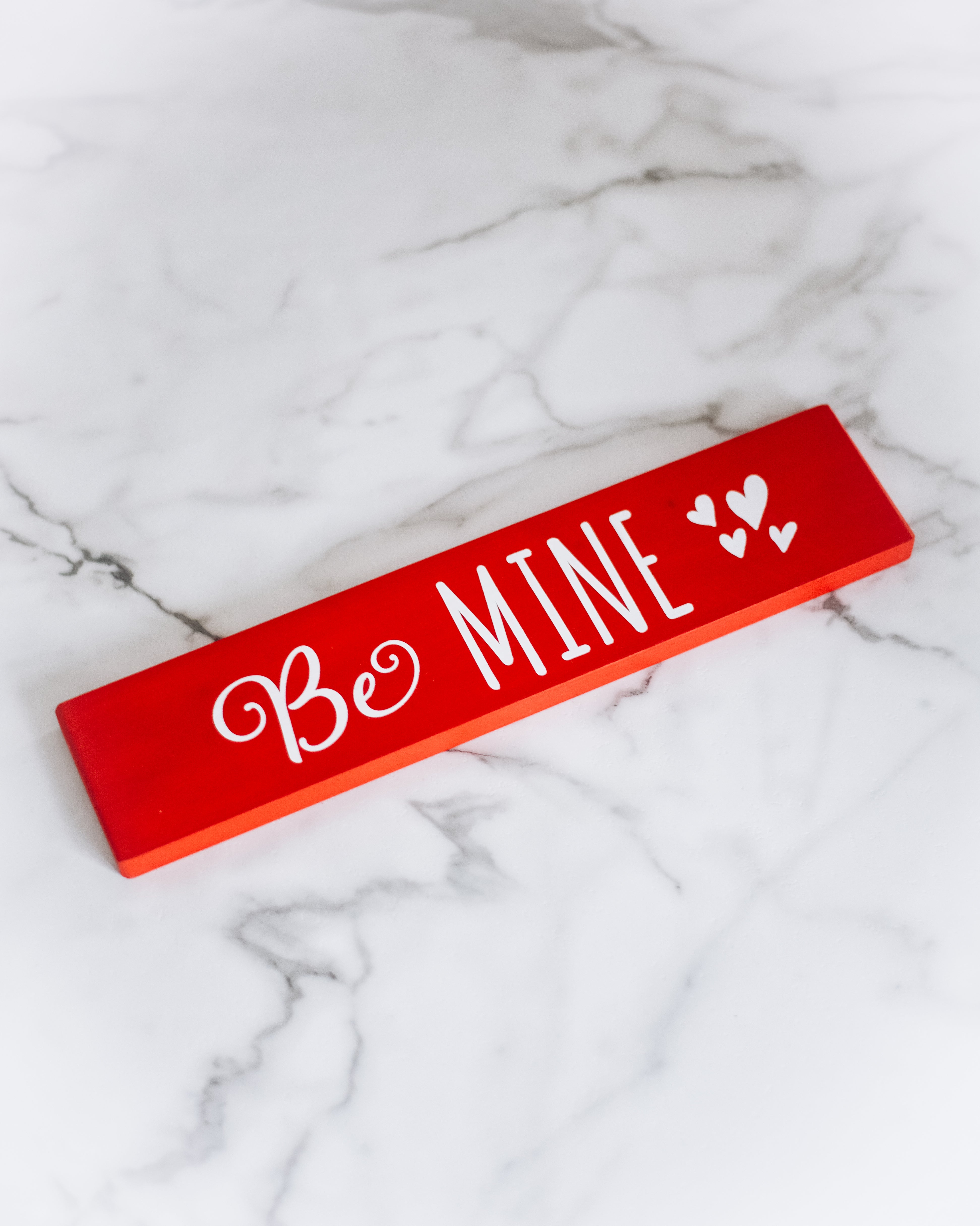 Be Mine Valentine Wood Sign Painting Kit | Shop online Canada – Create ...